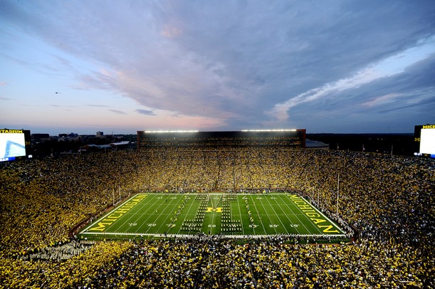 Images from Michigan's 35-31 comeback win over Notre Dame