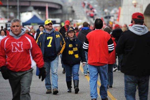 Images from the Michigan football team's 23-9 loss to Nebraska