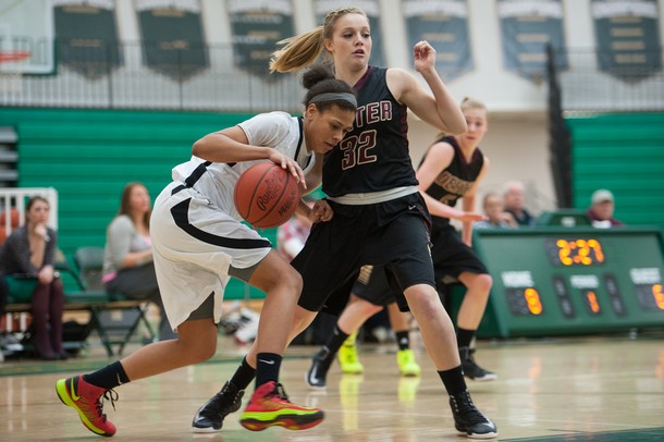 Images from Huron girls basketball's 49-37 win over Dexter Tuesday night