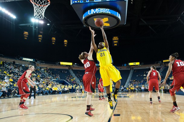 Images from the Michigan women's basketball team's 57-39 loss to No. 24 ...