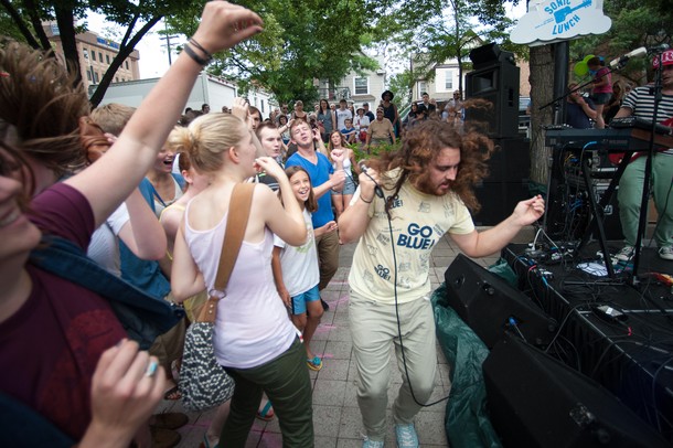 Scenes from Dale Earnhardt Jr. Jr. at Sonic Lunch