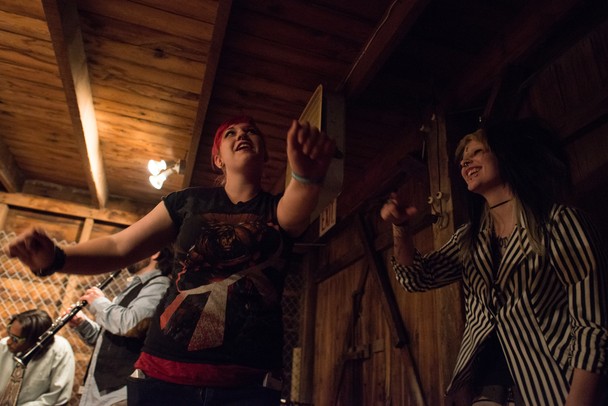 Images from La Bas at the Carriage House Theatre