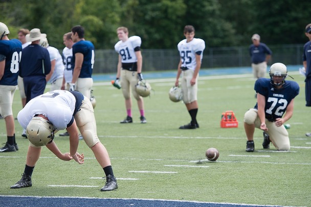 Images from the first day of hitting at Chelsea High School football ...