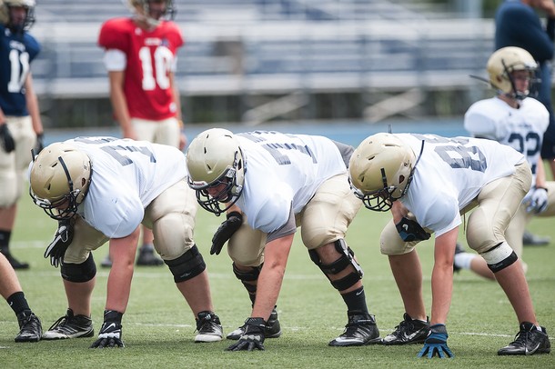 Images from the first day of hitting at Chelsea High School football ...