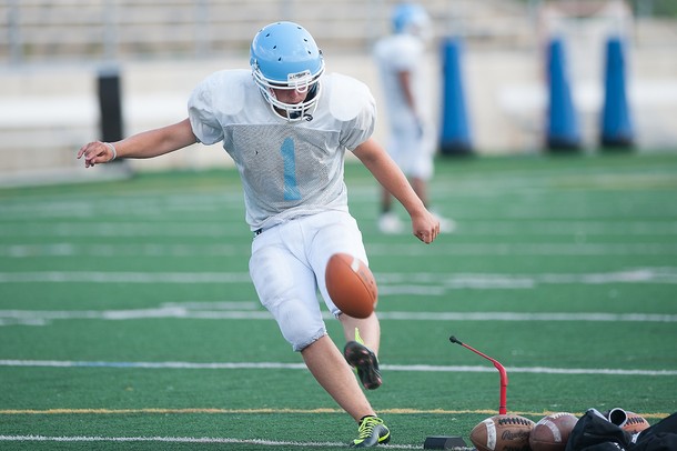 Images from the first day of hitting at Skyline High School football ...