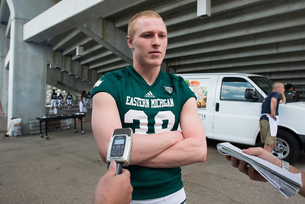 Eastern Michigan football team holds annual media day at Rynearson Stadium