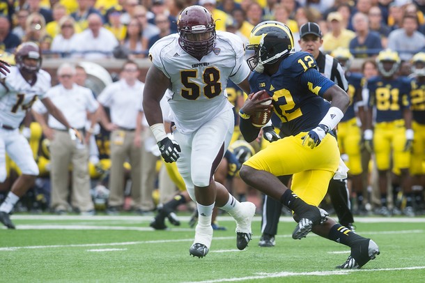 Images from the Michigan football team's dominating 59-9 win over ...