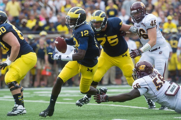 Images from the Michigan football team's dominating 59-9 win over ...