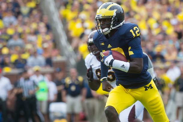 Images from the Michigan football team's dominating 59-9 win over ...