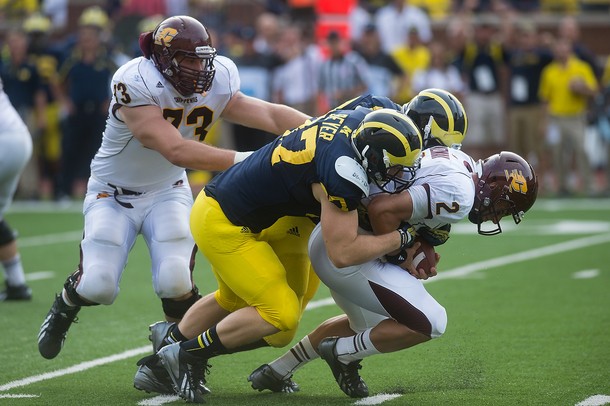 Images from the Michigan football team's dominating 59-9 win over ...