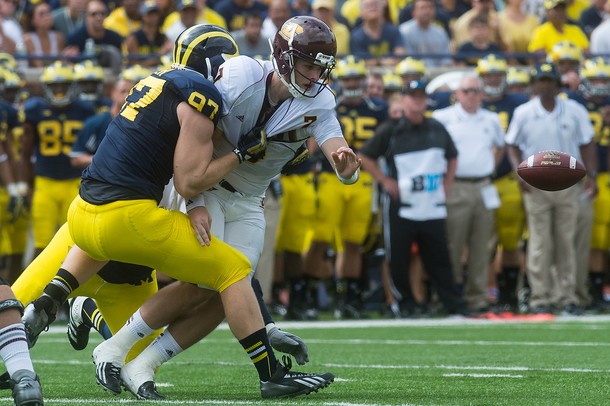 Images from the Michigan football team's dominating 59-9 win over ...