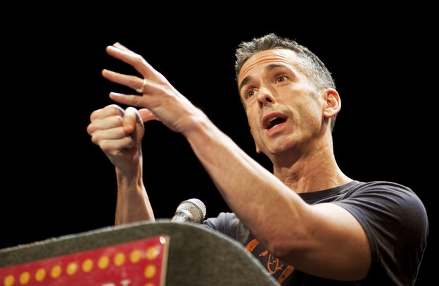 Dan Savage offers his advice to Michigan Theater crowd