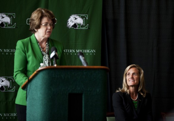 New Eastern Michigan athletic director Heather Lyke aims to establish ...