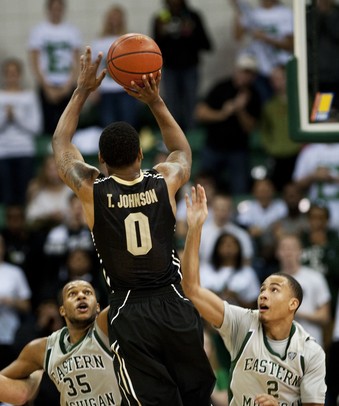 Images from Eastern Michigan's 47-44 win over Purdue Saturday