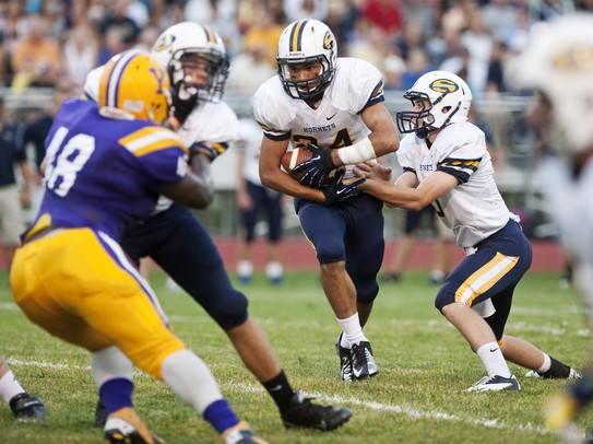Saline football wins 49-14 over Ypsilanti and more Friday football results