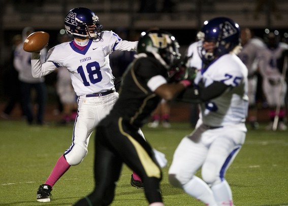 Images from the Pioneer football team's 35-6 win over Huron