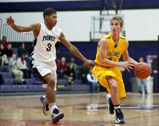 Images from Pioneer's 58-53 win over Saline in AnnArbor.com's Game of ...