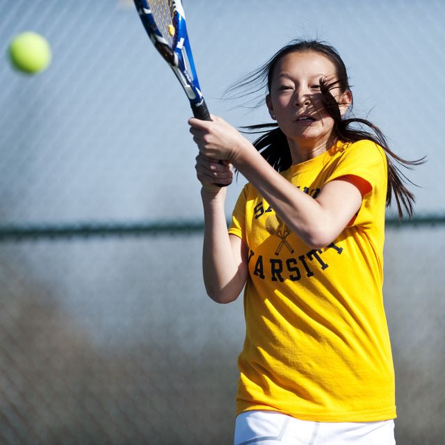 Huron wins girls tennis invite, Saline's Mary Hannah takes No. 1 ...