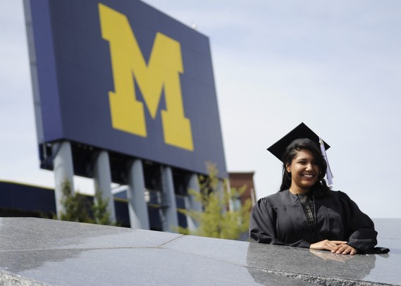 Images from University of Michigan's spring 2013 commencement