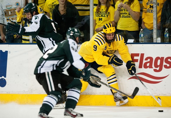 Images from the Michigan hockey team's 5-1 win over Michigan State