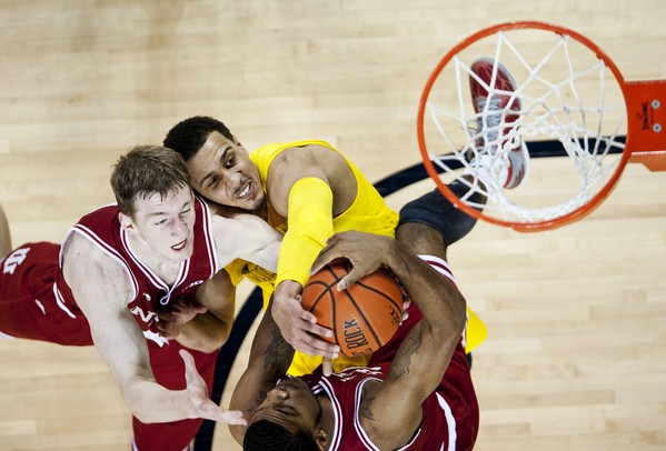 Images from Michigan basketball's 72-71 loss to Indiana Sunday
