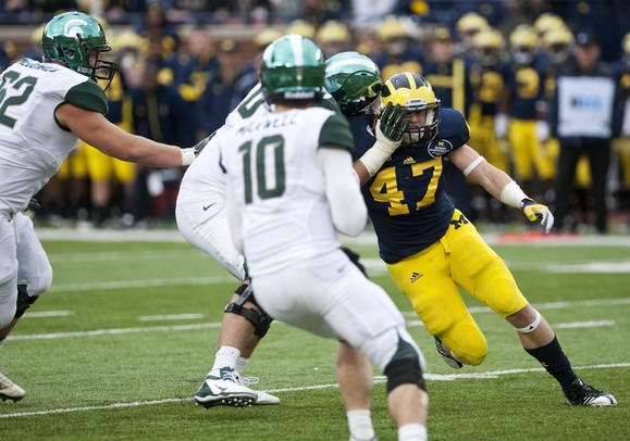 Images from the Michigan vs. Michigan State football game