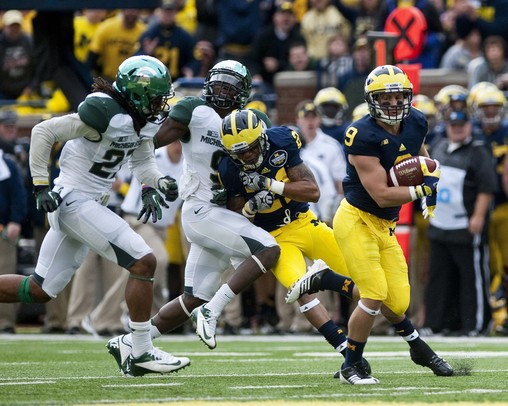 Images from the Michigan vs. Michigan State football game