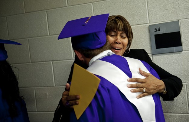 'Forever bleed purple and gold' 2013 Ypsilanti High School graduates ...