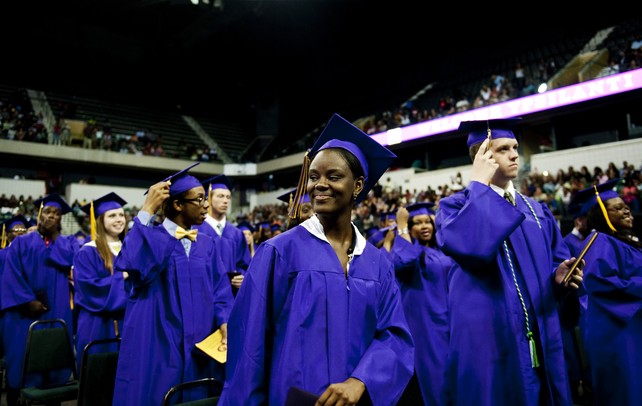 'Forever bleed purple and gold' 2013 Ypsilanti High School graduates ...