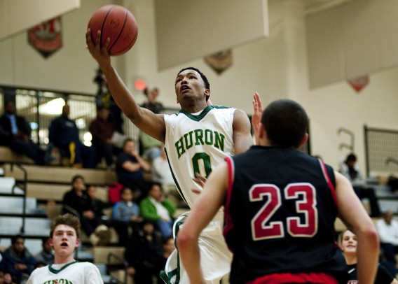 Images from Ypsilanti and Huron's district wins over Pioneer and Pinckney