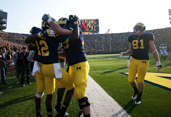 Images from the Michigan vs. Northwestern football game
