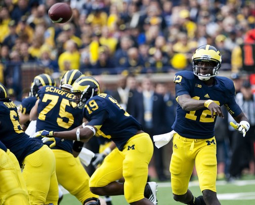 Images from the Michigan vs. Northwestern football game