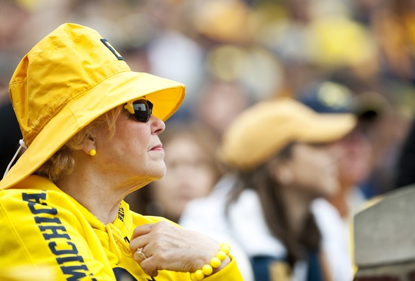 Images from the Michigan vs. Northwestern football game