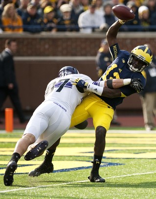 Images from the Michigan vs. Northwestern football game