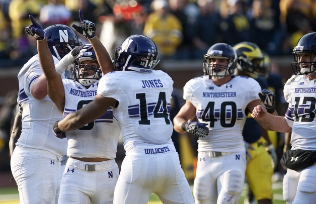 Images from the Michigan vs. Northwestern football game