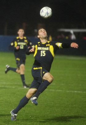 Images from the Michigan men's soccer team's OT win over No. 4 Akron