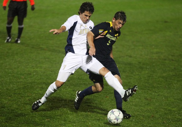 Images from the Michigan men's soccer team's OT win over No. 4 Akron