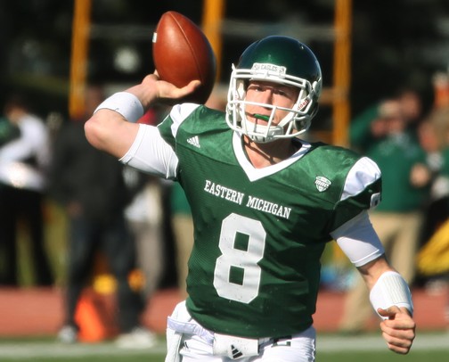 Photos from the Eastern Michigan football team's 33-31 loss to Ball State