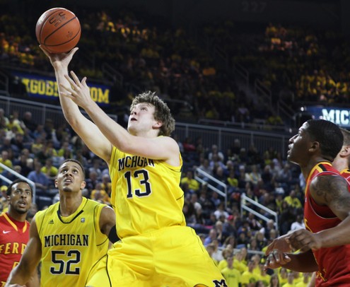 Images from the Michigan basketball team's 59-33 win over Ferris State