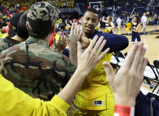 Images from the Michigan basketball team's 59-33 win over Ferris State