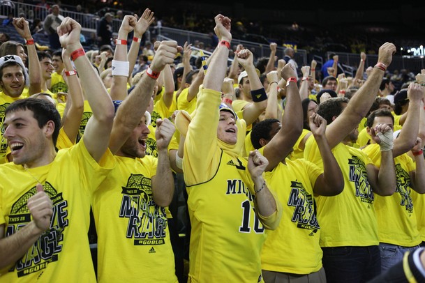Images from the Michigan basketball team's 59-33 win over Ferris State
