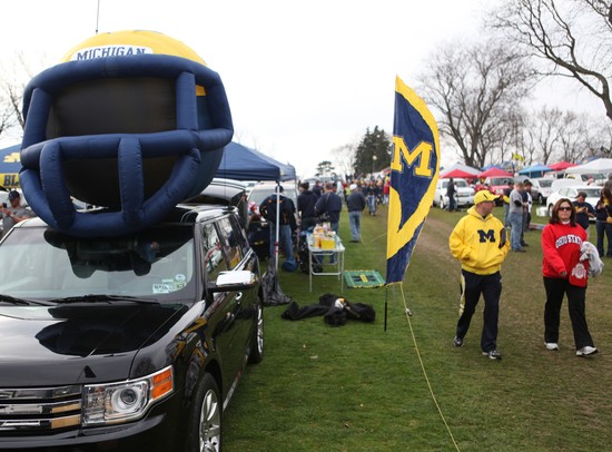 Images from the Michigan football team's 40-34 win against Ohio State