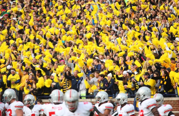 Images from the Michigan football team's 40-34 win against Ohio State