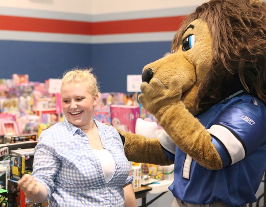 Images from the Salvation Army's Christmas Toy Shop event