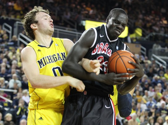 Images from the Michigan basketball team's 77-66 win against Bradley